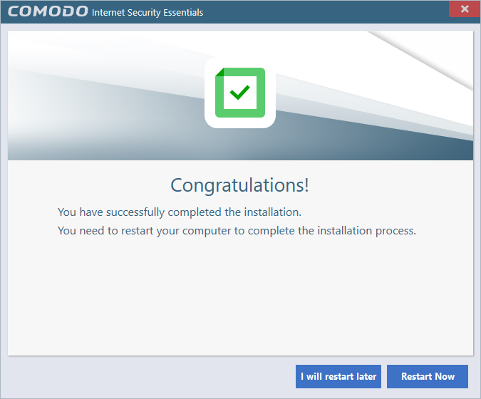 Install Comodo Internet Security Essentials, Network Security, SSL Certificate